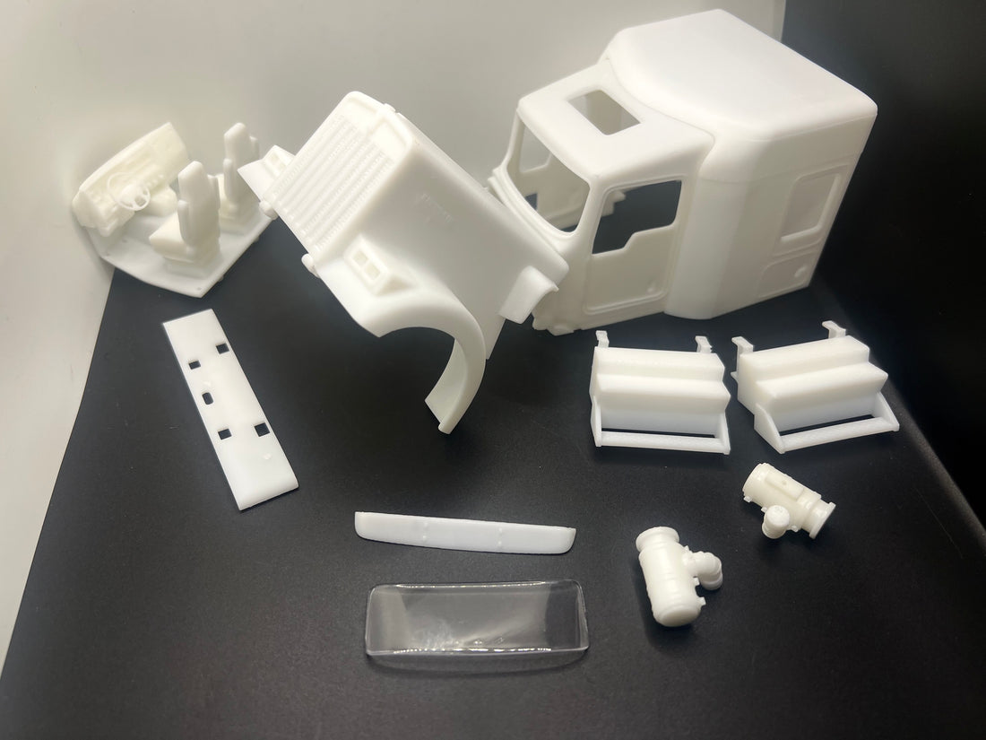 Resin Kenworth W900 L 72" Integral Low Roof Sleeper Model Truck conver ...