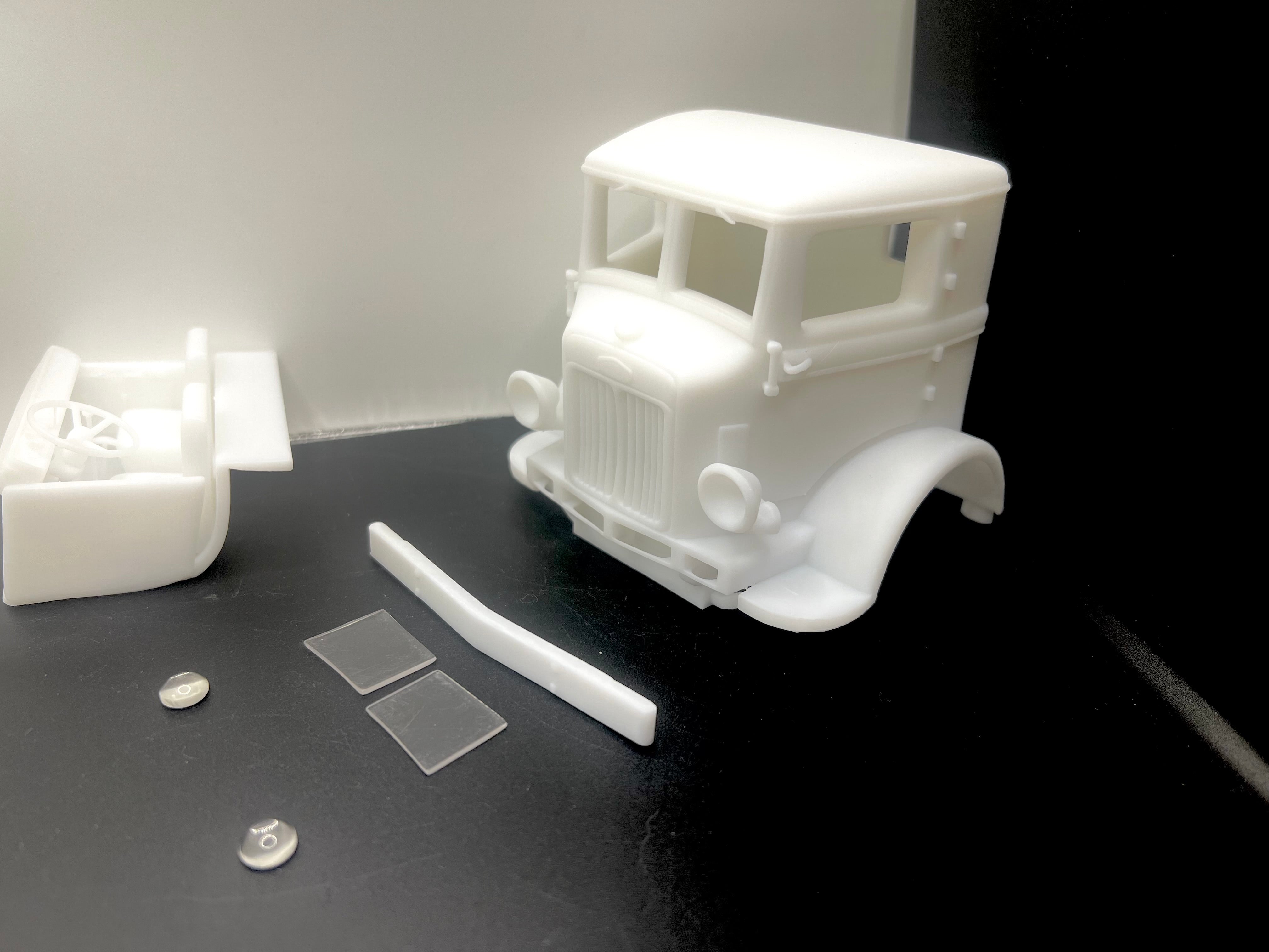 Autocar UT C.O.E 1933 Style Resin Model Truck Conversion Cab, 1/24, 1 ...