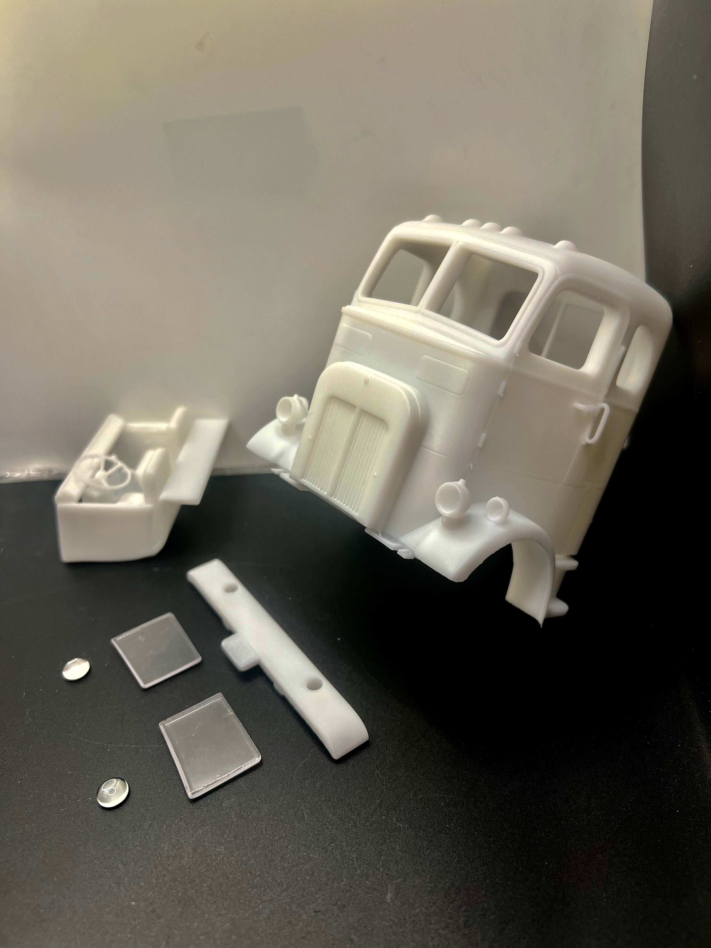 Mack H61 T (1952 style) Resin Model Truck Conversion Cab, 1/24, 1/25 ...