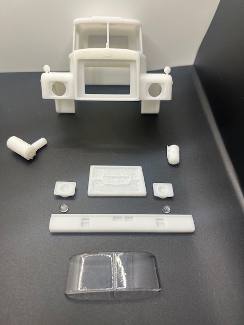 Brockway 758 Resin Model Truck Conversion Cab kit, 1/24, 1/25, 1/32, 1 ...