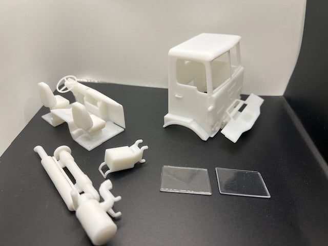 GMC Crackerbox DLR 8000 Day Cab Resin Model Truck Conversion Cab, 1/24 ...