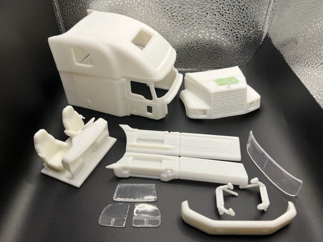 Mack CH 600 Resin 70" High Rise Sleeper Model Truck Conversion Cab 1/2 ...