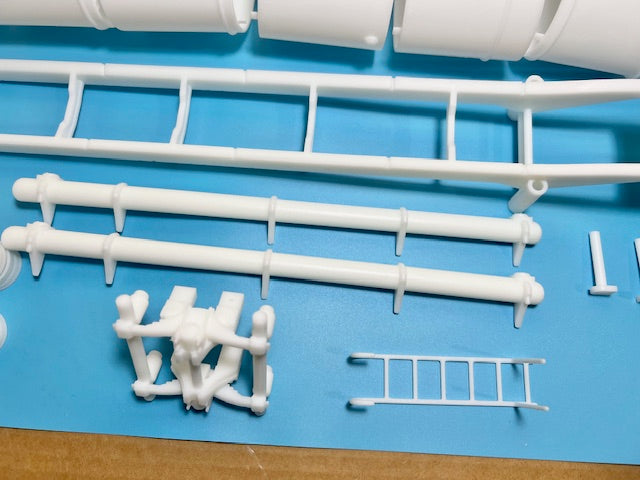 Resin Convoy Rubber Duck Style Resin Model Truck Tanker Trailer WITH w ...