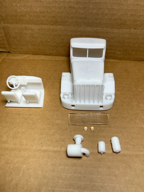Autocar DK-64 Resin Model Truck Conversion Cab 1/24, 1/25, 1/32, 1/34 ...
