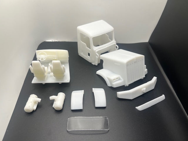 Kenworth T800H high hood resin model truck conversion cab (day Ext. or ...
