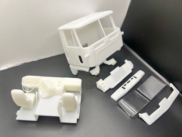 Ford CL 9000 Day Cab Resin Model Truck Conversion Cab, 1/14 (for Tamiy ...