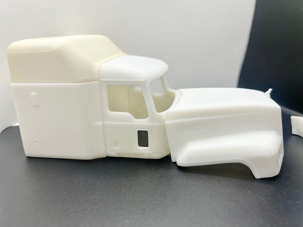 Mack CL 60" Mid Roof Sleeper Resin Model Truck Conversion Cab, 1/24, 1 ...