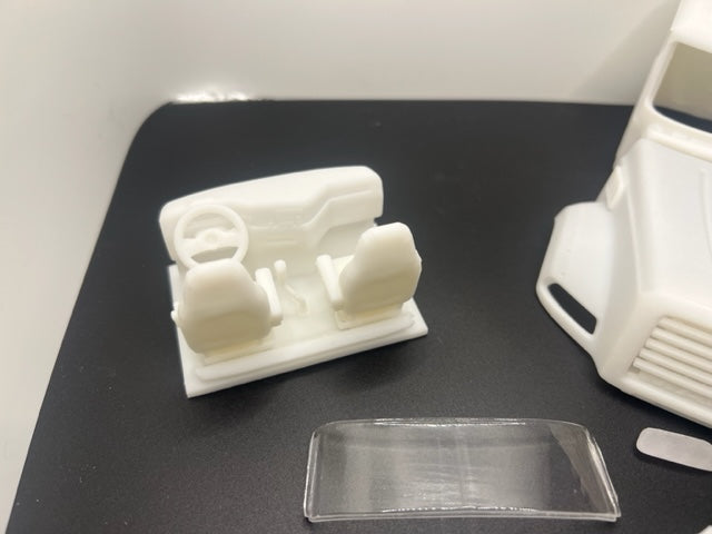 Mack Granite GU8 resin model truck conversion cab. 1/24, 1/25, 1/32 sc ...