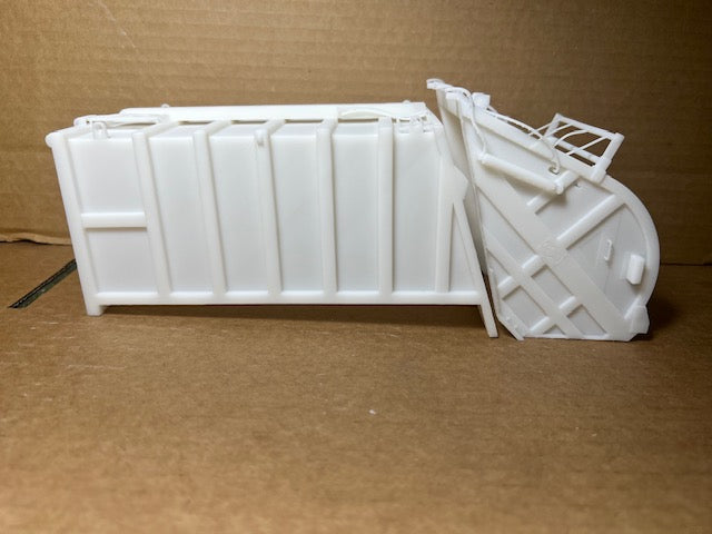 Trash / Garbage Truck Leach Like Rear Packer Body (Ribbed side style ...