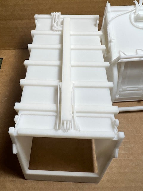 Trash / Garbage Truck Leach Like Rear Packer Body (Ribbed side style ...