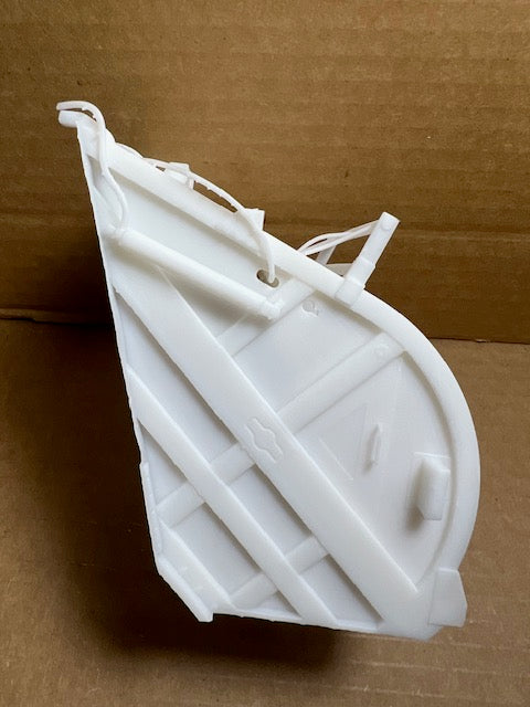 Trash / Garbage Truck Leach Like Rear Packer Body (Ribbed side style ...