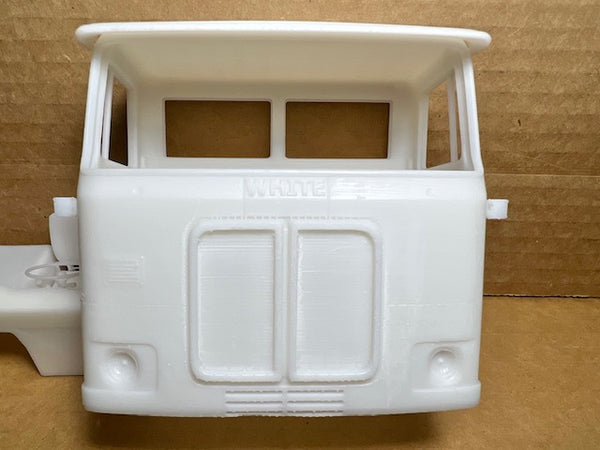 White Road Commander Day Cab Resin Model Truck Conversion in 1/24, 1/2 ...